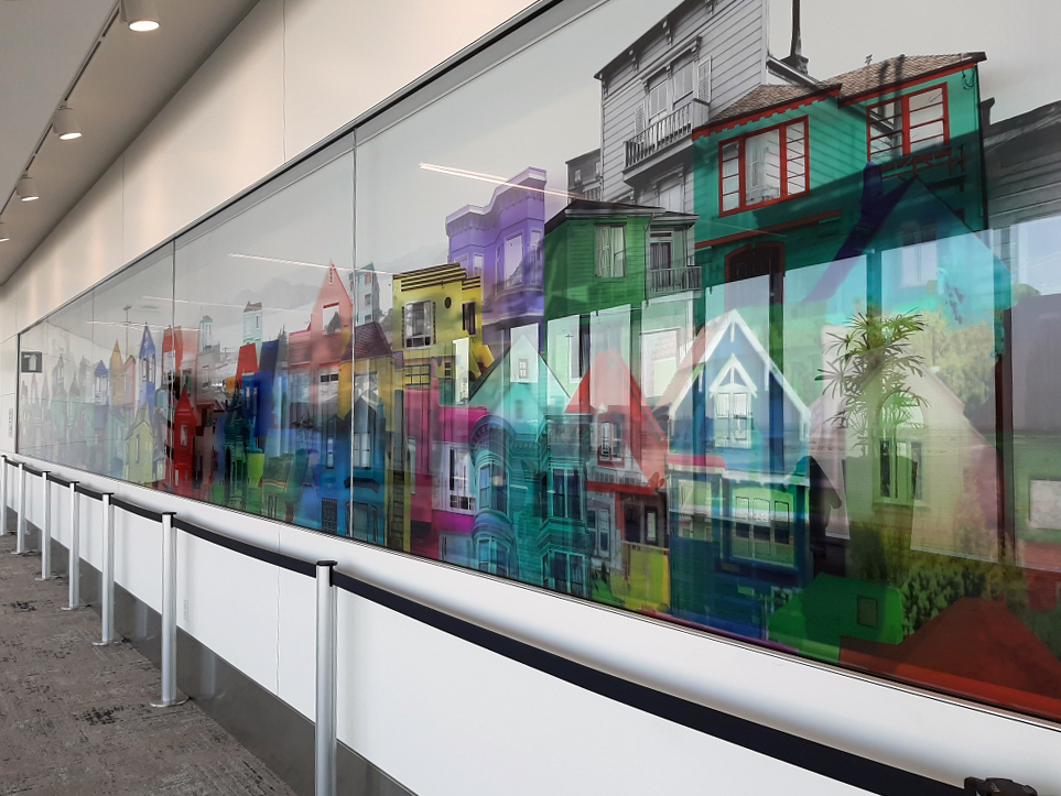 Kudos to Stacey Carter and Derek Lynch for new art at the airport ...