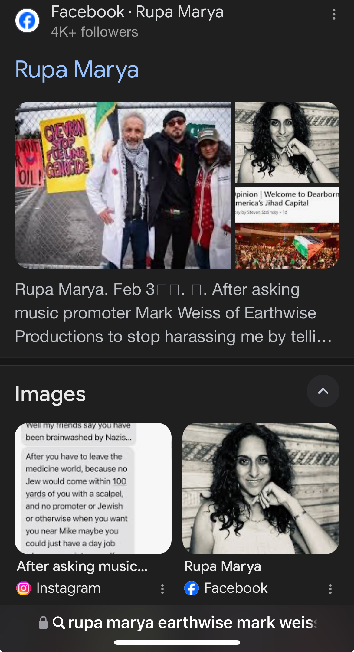 Is it inconsistent or problematic that I am both slandered by Rupa ...